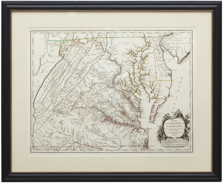 Fry Jefferson Map - Christopher H Jones Antiques