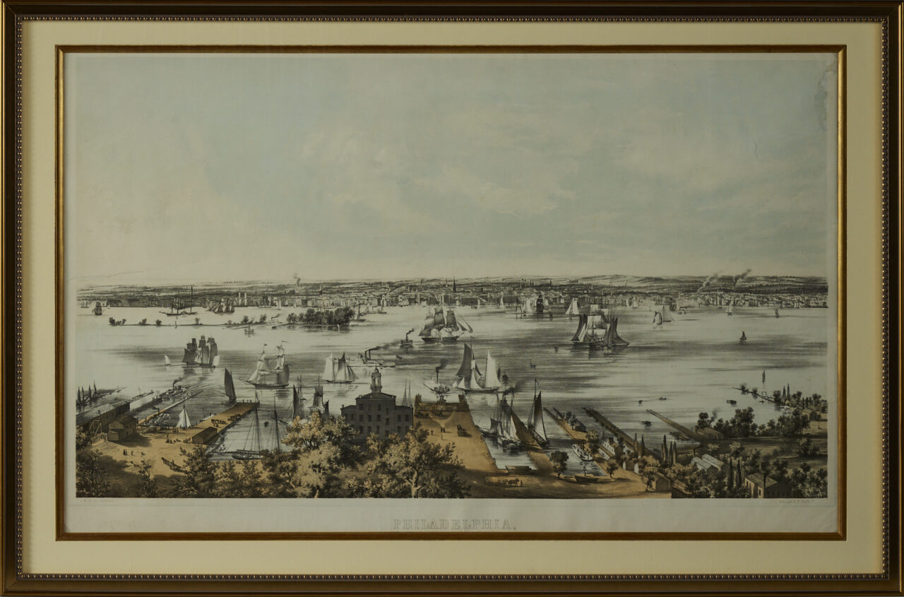 Panoramic View of Philadelphia - Christopher H Jones Antiques