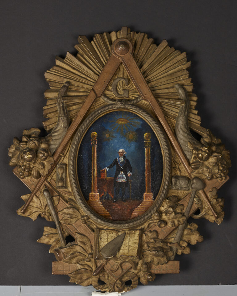 Portrait of George Washington ~ Decorative Masonic Frame - Christopher ...